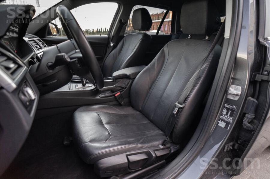Grey BMW 320 2017 in Riga, with an engine capacity of 2.00 L and mileage of 270 thousand km for 12350 €, photo 13 on AUTOMOTO.COM.LV