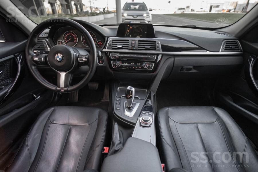 Grey BMW 320 2017 in Riga, with an engine capacity of 2.00 L and mileage of 270 thousand km for 12350 €, photo 14 on AUTOMOTO.COM.LV