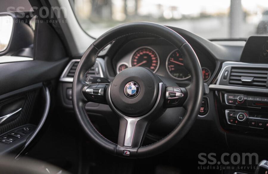 Grey BMW 320 2017 in Riga, with an engine capacity of 2.00 L and mileage of 270 thousand km for 12350 €, photo 15 on AUTOMOTO.COM.LV