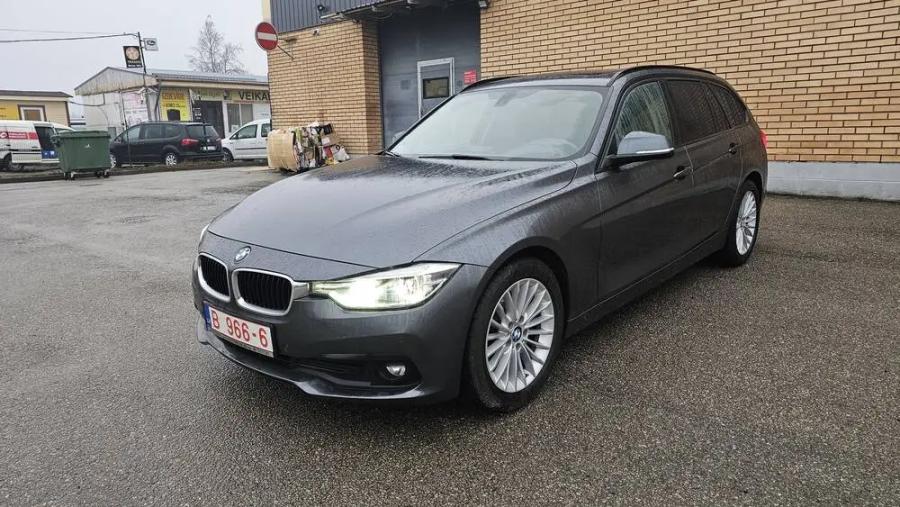 Grey BMW 320 2017 in Riga, with an engine capacity of 2.00 L and mileage of 199 thousand km for 12950 €, photo 1 on AUTOMOTO.COM.LV