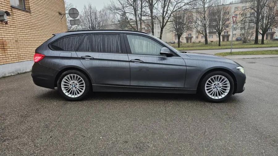 Grey BMW 320 2017 in Riga, with an engine capacity of 2.00 L and mileage of 199 thousand km for 12950 €, photo 5 on AUTOMOTO.COM.LV