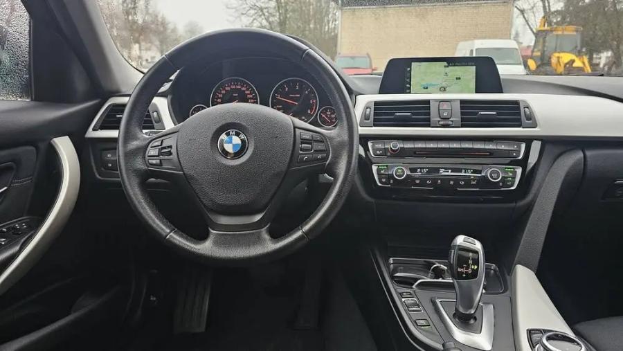 Grey BMW 320 2017 in Riga, with an engine capacity of 2.00 L and mileage of 199 thousand km for 12950 €, photo 18 on AUTOMOTO.COM.LV