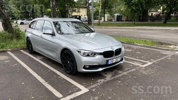 Grey BMW 320 2017 in Riga, with an engine capacity of 2.00 L and mileage of 242 thousand km for 12500 €, photo 2 on AUTOMOTO.COM.LV