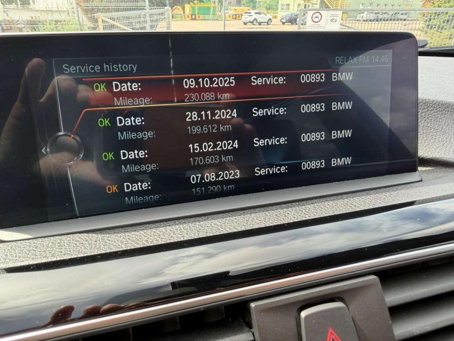 Серый БМВ 320 2017 в Шяуляй, объемом двигателя 2.00 л и пробегом 251 тыс. км за 10650 €, фото 18 на AUTOMOTO.COM.LV