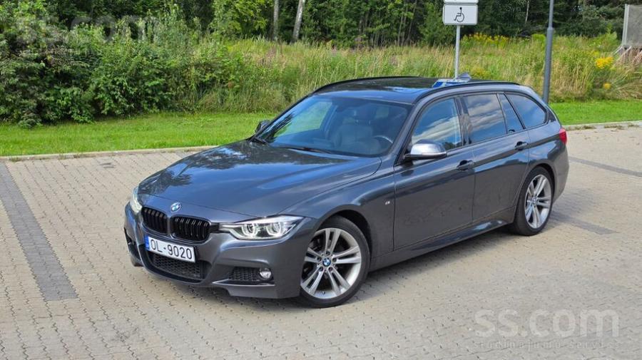 Grey BMW 320 2017 in Riga, with an engine capacity of 2.00 L and mileage of 123 thousand km for 16464 €, photo 1 on AUTOMOTO.COM.LV