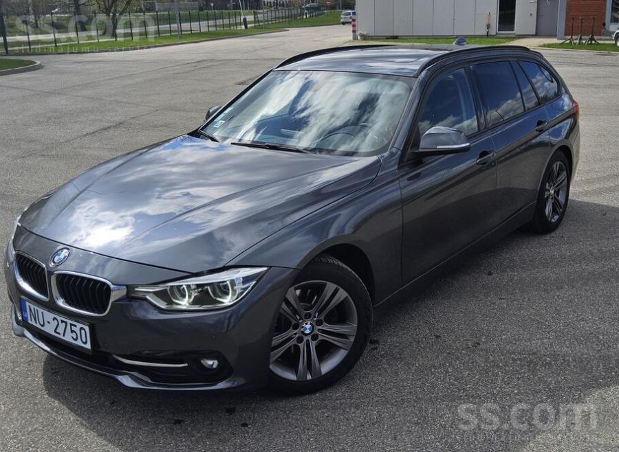 Grey BMW 320 2017 in Cesis, with an engine capacity of 2.00 L and mileage of 294 thousand km for 12550 €, photo 1 on AUTOMOTO.COM.LV