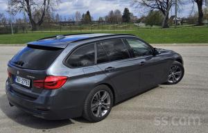 Grey BMW 320 2017 in Cesis, with an engine capacity of 2.00 L and mileage of 294 thousand km for 12550 €, photo 4 on AUTOMOTO.COM.LV