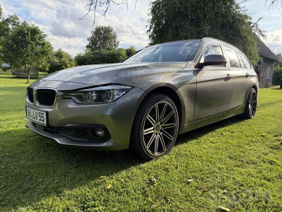 Grey BMW 320 2017 in Riga, with an engine capacity of 2.00 L and mileage of 217 thousand km for 10500 €, photo 1 on AUTOMOTO.COM.LV