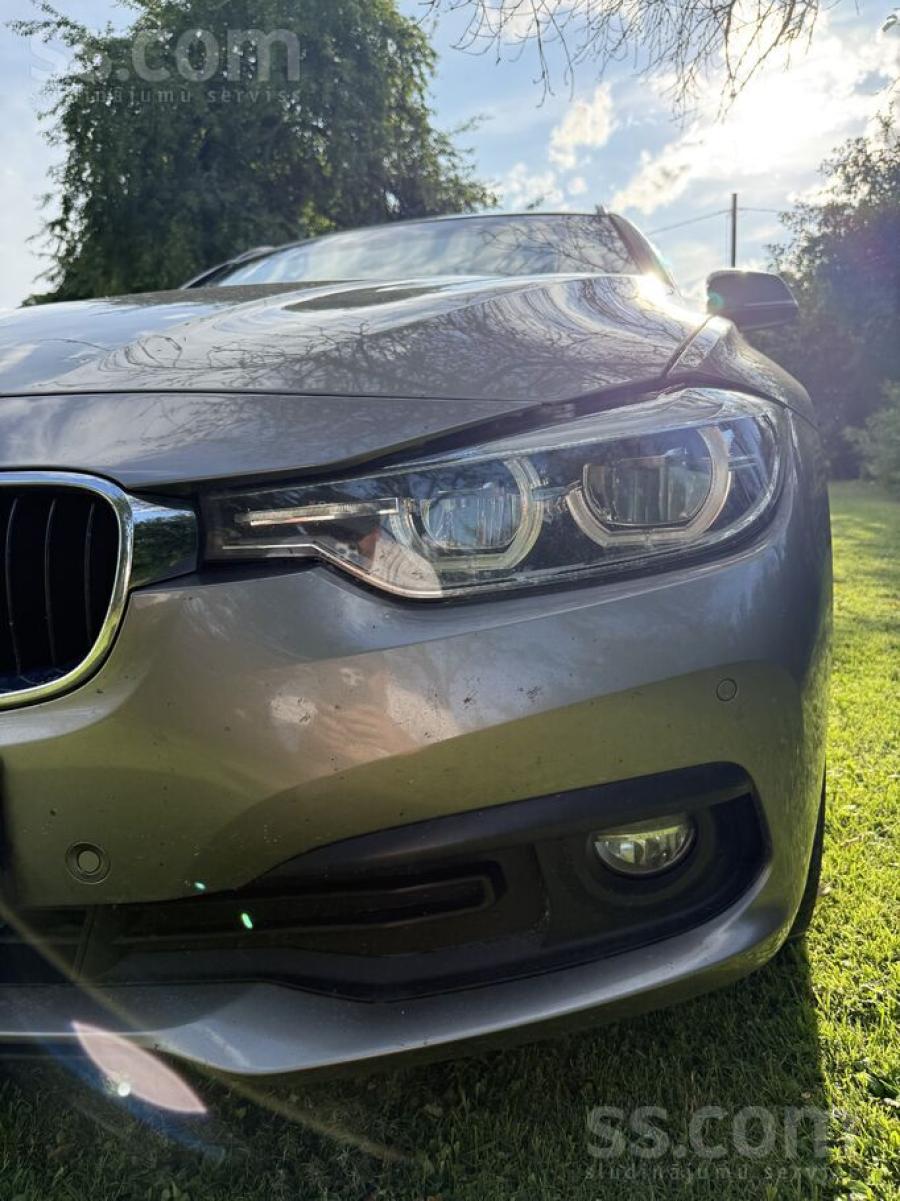 Grey BMW 320 2017 in Riga, with an engine capacity of 2.00 L and mileage of 217 thousand km for 10500 €, photo 13 on AUTOMOTO.COM.LV