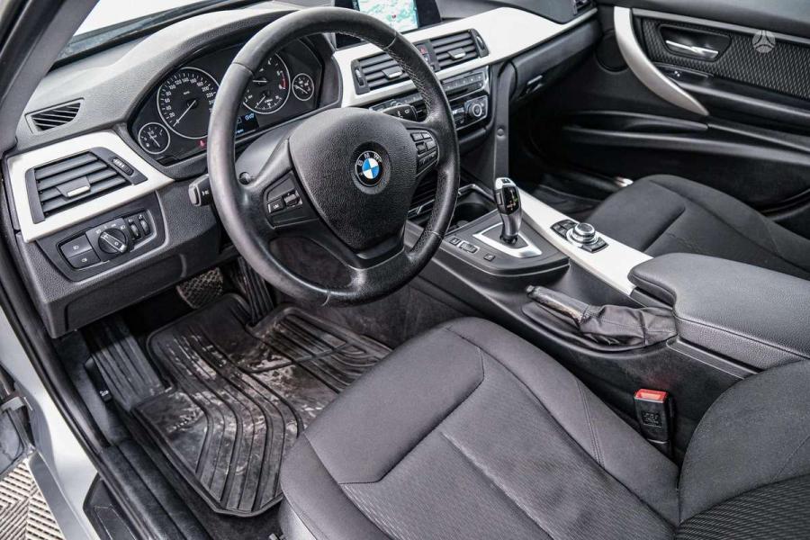 Grey BMW 320 2017 in Kaunas, with an engine capacity of 2.00 L and mileage of 297 thousand km for 9590 €, photo 6 on AUTOMOTO.COM.LV