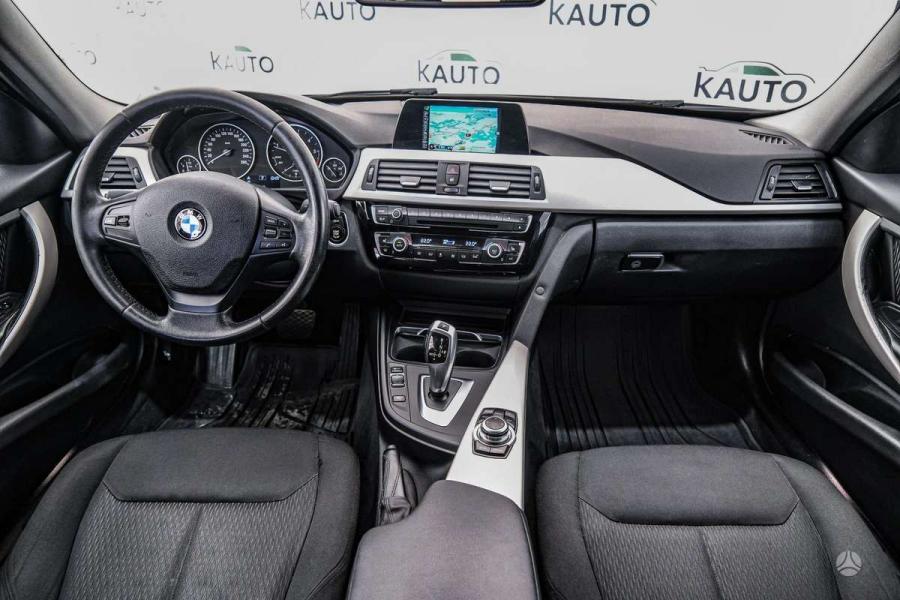 Grey BMW 320 2017 in Kaunas, with an engine capacity of 2.00 L and mileage of 297 thousand km for 9590 €, photo 9 on AUTOMOTO.COM.LV
