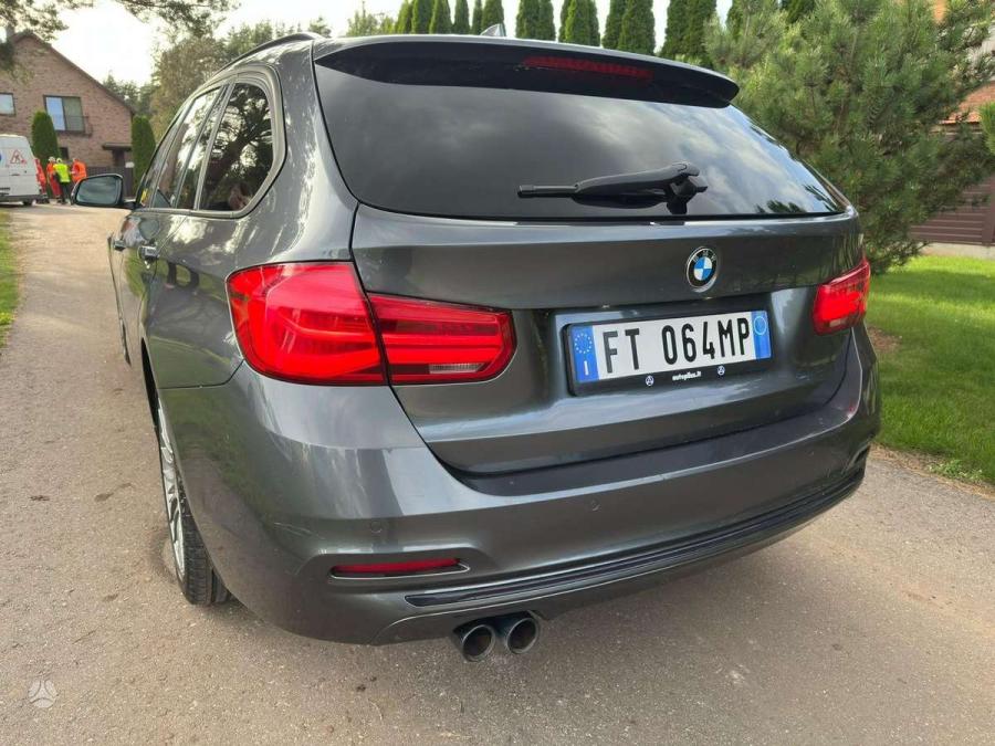 Grey BMW 320 2017 in Vilnius, with an engine capacity of 2.00 L and mileage of 274 thousand km for 11350 €, photo 7 on AUTOMOTO.COM.LV