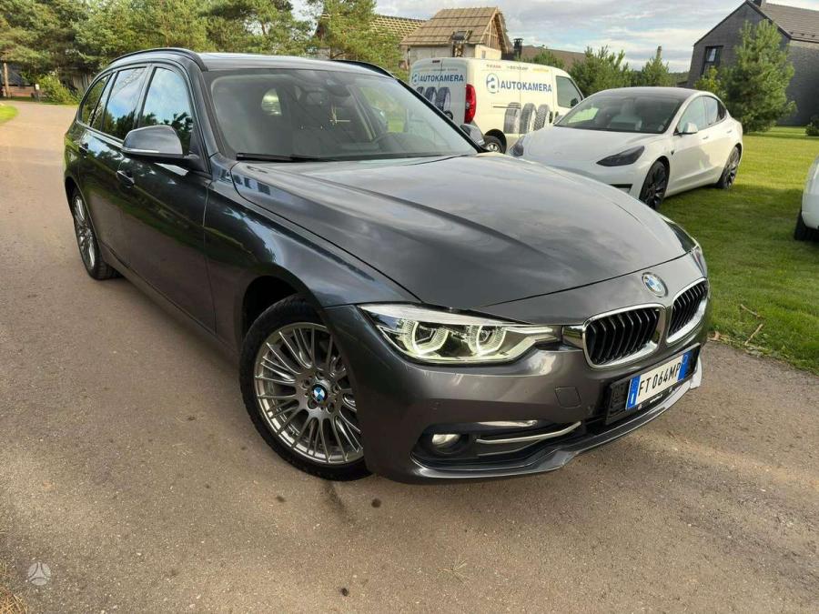Grey BMW 320 2017 in Vilnius, with an engine capacity of 2.00 L and mileage of 274 thousand km for 11350 €, photo 12 on AUTOMOTO.COM.LV