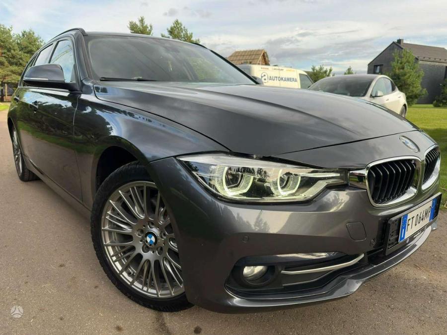 Grey BMW 320 2017 in Vilnius, with an engine capacity of 2.00 L and mileage of 274 thousand km for 11350 €, photo 13 on AUTOMOTO.COM.LV