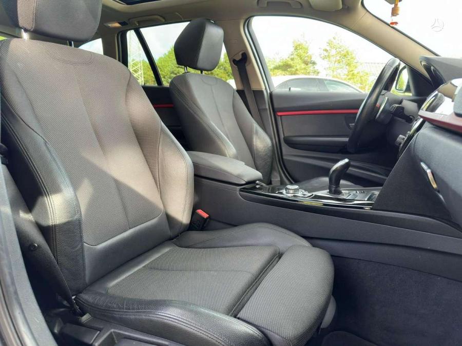 Grey BMW 320 2017 in Vilnius, with an engine capacity of 2.00 L and mileage of 274 thousand km for 11350 €, photo 26 on AUTOMOTO.COM.LV