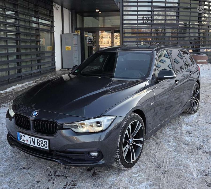 Grey BMW 320 2018 in Elektrenai, with an engine capacity of 2.00 L and mileage of 269 thousand km for 12700 €, photo 2 on AUTOMOTO.COM.LV