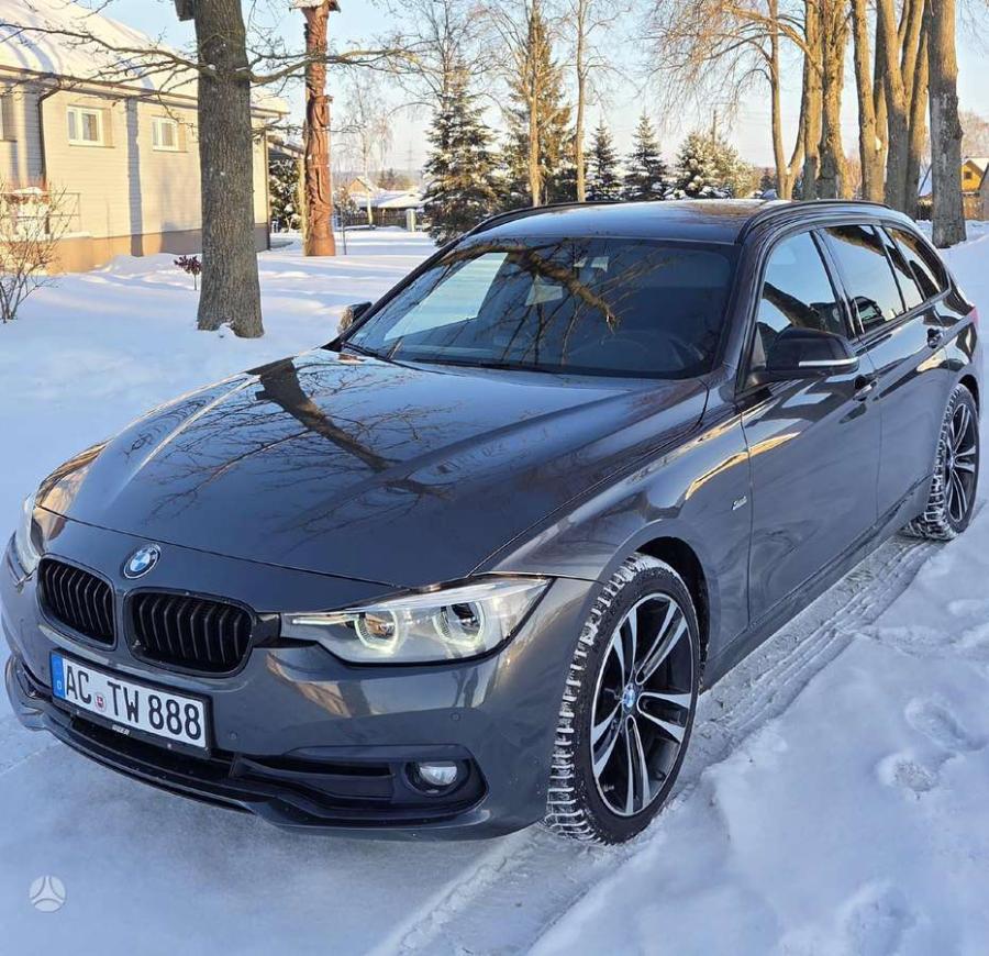 Grey BMW 320 2018 in Elektrenai, with an engine capacity of 2.00 L and mileage of 269 thousand km for 12700 €, photo 4 on AUTOMOTO.COM.LV