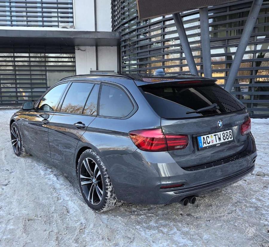 Grey BMW 320 2018 in Elektrenai, with an engine capacity of 2.00 L and mileage of 269 thousand km for 12700 €, photo 6 on AUTOMOTO.COM.LV