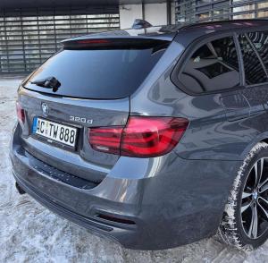 Grey BMW 320 2018 in Elektrenai, with an engine capacity of 2.00 L and mileage of 269 thousand km for 12700 €, photo 9 on AUTOMOTO.COM.LV