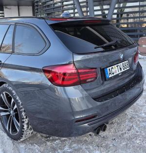 Grey BMW 320 2018 in Elektrenai, with an engine capacity of 2.00 L and mileage of 269 thousand km for 12700 €, photo 10 on AUTOMOTO.COM.LV