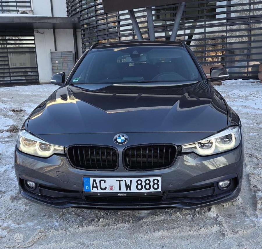 Grey BMW 320 2018 in Elektrenai, with an engine capacity of 2.00 L and mileage of 269 thousand km for 12700 €, photo 11 on AUTOMOTO.COM.LV