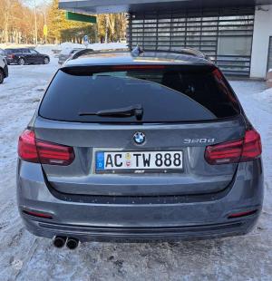 Grey BMW 320 2018 in Elektrenai, with an engine capacity of 2.00 L and mileage of 269 thousand km for 12700 €, photo 12 on AUTOMOTO.COM.LV