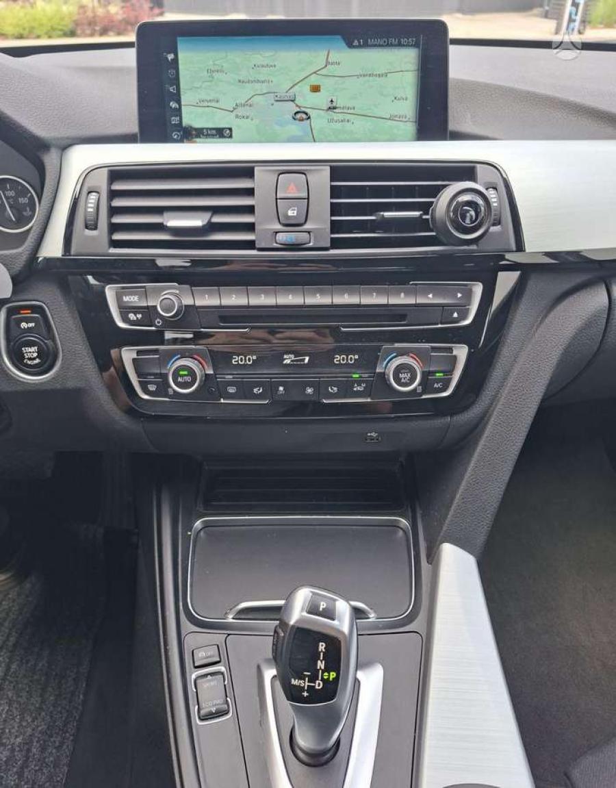 Grey BMW 320 2018 in Kaunas, with an engine capacity of 2.00 L and mileage of 280 thousand km for 9750 €, photo 21 on AUTOMOTO.COM.LV