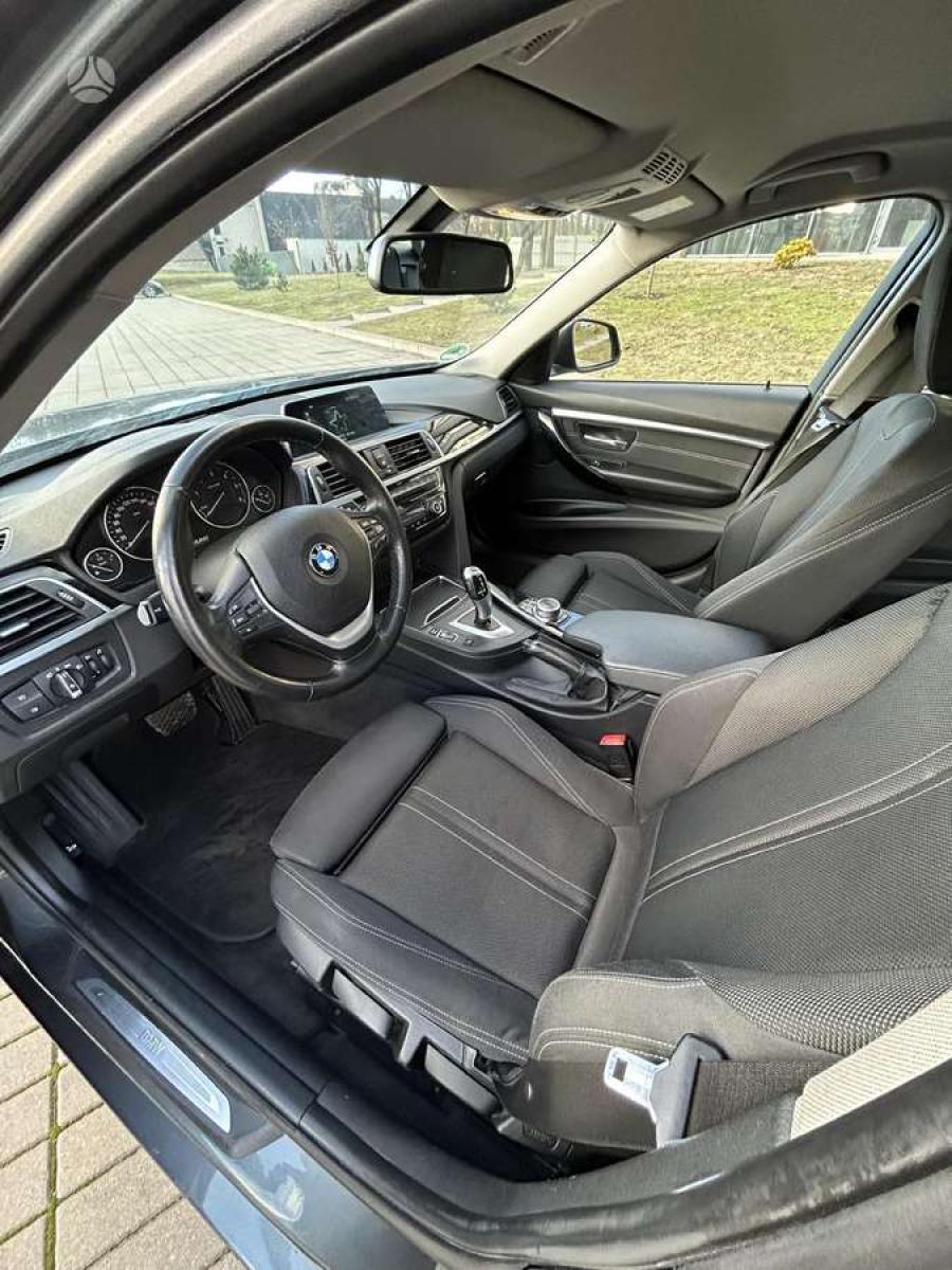 Grey BMW 320 2019 in Kaunas, with an engine capacity of 2.00 L and mileage of 246 thousand km for 12490 €, photo 15 on AUTOMOTO.COM.LV