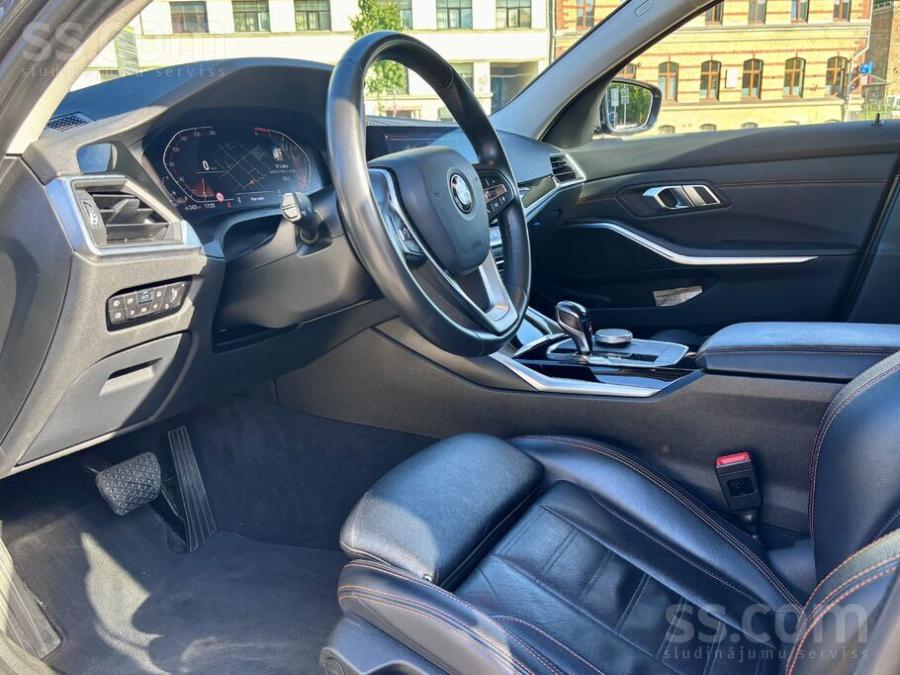 Grey BMW 320 2019 in Riga, with an engine capacity of 2.00 L and mileage of 160 thousand km for 20600 €, photo 23 on AUTOMOTO.COM.LV