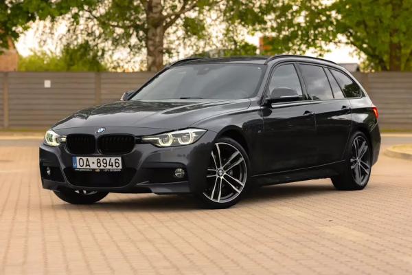 Grey BMW 320 2019 in Jelgava, with an engine capacity of 2.00 L and mileage of 212 thousand km for 15000 €, photo 1 on AUTOMOTO.COM.LV