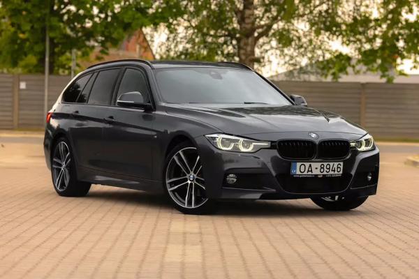 Grey BMW 320 2019 in Jelgava, with an engine capacity of 2.00 L and mileage of 212 thousand km for 15000 €, photo 2 on AUTOMOTO.COM.LV