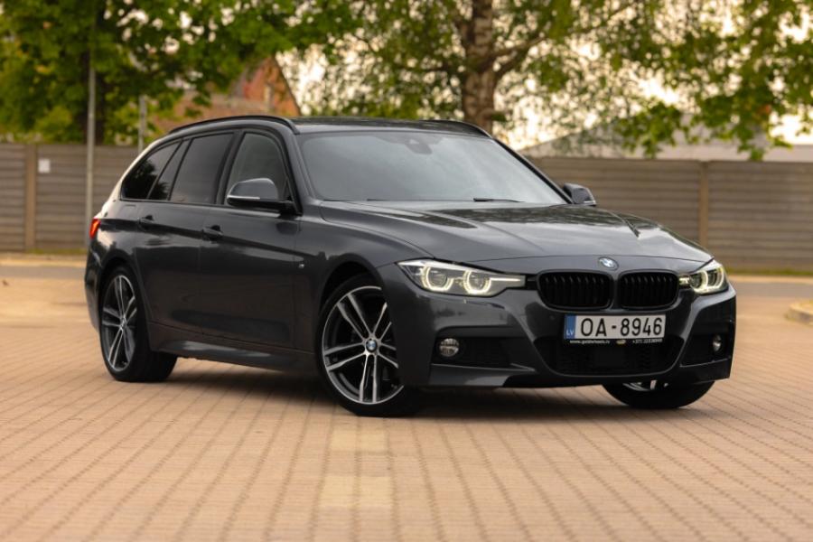 Grey BMW 320 2019 in Riga, with an engine capacity of 2.00 L and mileage of 212 thousand km for 17900 €, photo 3 on AUTOMOTO.COM.LV