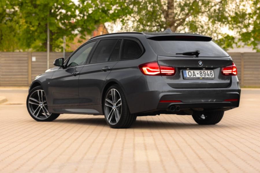 Grey BMW 320 2019 in Riga, with an engine capacity of 2.00 L and mileage of 212 thousand km for 17900 €, photo 5 on AUTOMOTO.COM.LV