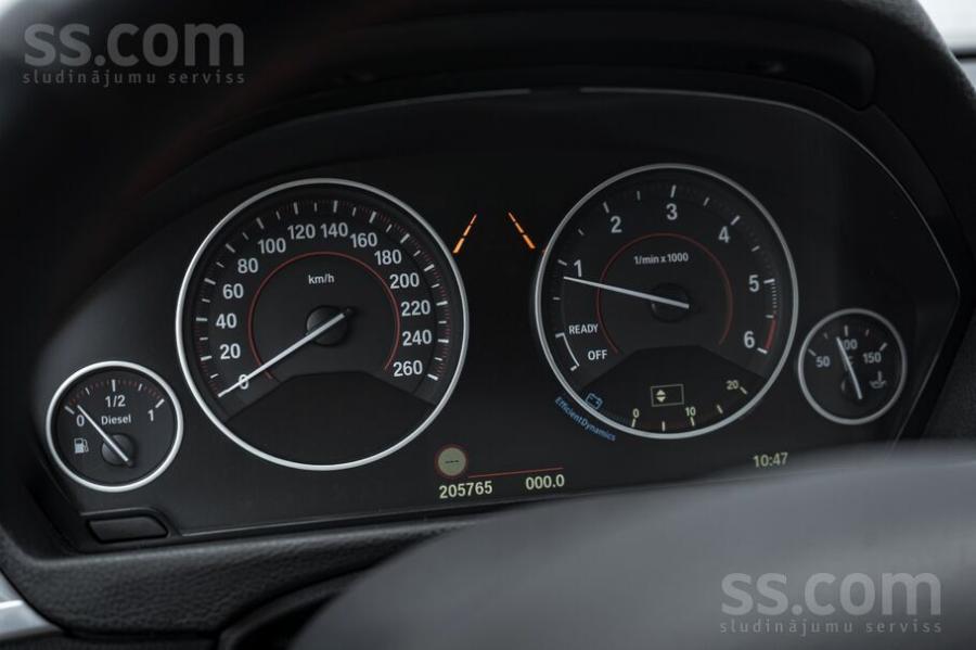 Grey BMW 320 2019 in Riga, with an engine capacity of 2.00 L and mileage of 206 thousand km for 12990 €, photo 19 on AUTOMOTO.COM.LV