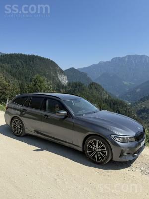 Grey BMW 320 2020 in Riga, with an engine capacity of 2.00 L and mileage of 206 thousand km for 20790 €, photo  on AUTOMOTO.COM.LV