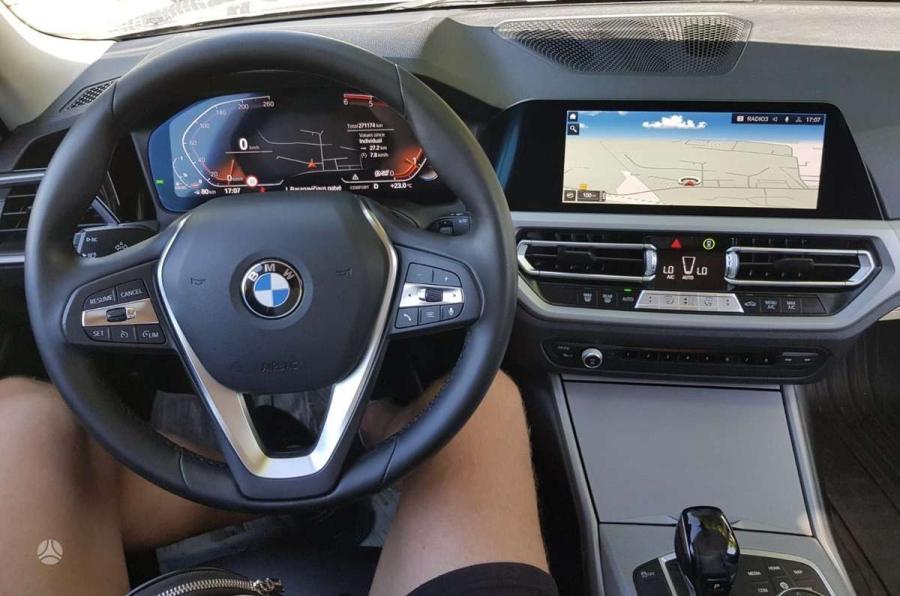 Pelēks BMW 320 2020 Šauļi, ar dzinēja tilpumu 2.00 L un nobraukumu 271 tūkst. km par 16700 €, foto 21 vietnē AUTOMOTO.COM.LV