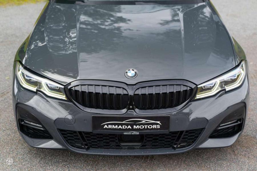 Grey BMW 320 2020 in Vilnius, with an engine capacity of 2.00 L and mileage of 129 thousand km for 23900 €, photo 6 on AUTOMOTO.COM.LV