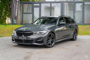 Grey BMW 320 2020 in Vilnius, with an engine capacity of 2.00 L and mileage of 129 thousand km for 23900 €, photo 7 on AUTOMOTO.COM.LV