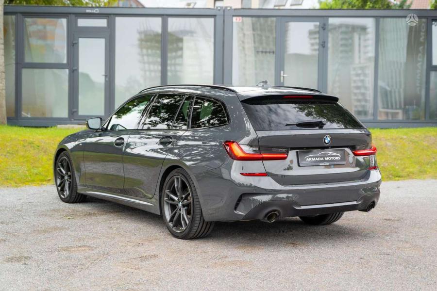 Grey BMW 320 2020 in Vilnius, with an engine capacity of 2.00 L and mileage of 129 thousand km for 23900 €, photo 14 on AUTOMOTO.COM.LV