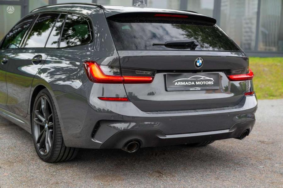 Grey BMW 320 2020 in Vilnius, with an engine capacity of 2.00 L and mileage of 129 thousand km for 23900 €, photo 15 on AUTOMOTO.COM.LV