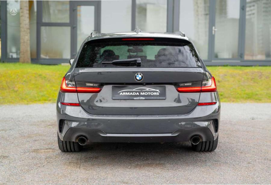Grey BMW 320 2020 in Vilnius, with an engine capacity of 2.00 L and mileage of 129 thousand km for 23900 €, photo 16 on AUTOMOTO.COM.LV