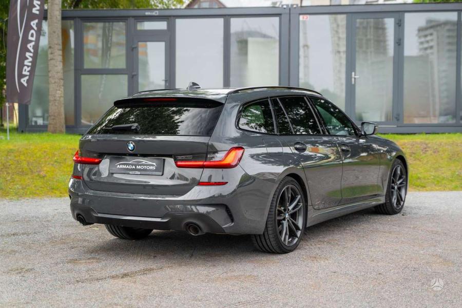 Grey BMW 320 2020 in Vilnius, with an engine capacity of 2.00 L and mileage of 129 thousand km for 23900 €, photo 18 on AUTOMOTO.COM.LV