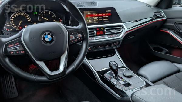 Grey BMW 320 2020 in Riga, with an engine capacity of 2.00 L and mileage of 188 thousand km for 17900 €, photo 9 on AUTOMOTO.COM.LV