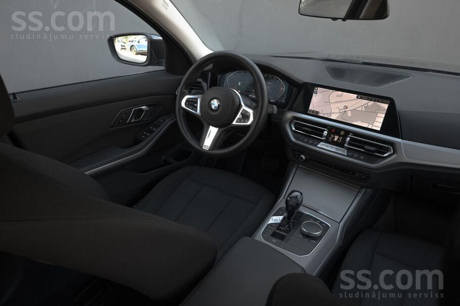 Grey BMW 320 2021 in Jelgava, with an engine capacity of 2.00 L and mileage of 177 thousand km for 17000 €, photo 11 on AUTOMOTO.COM.LV