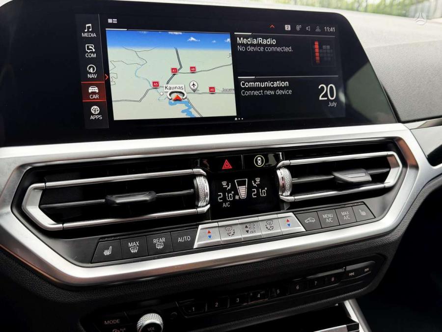 Pelēks BMW 320 2021 Kauņa, ar dzinēja tilpumu 2.00 L un nobraukumu 240 tūkst. km par 18500 €, foto 11 vietnē AUTOMOTO.COM.LV