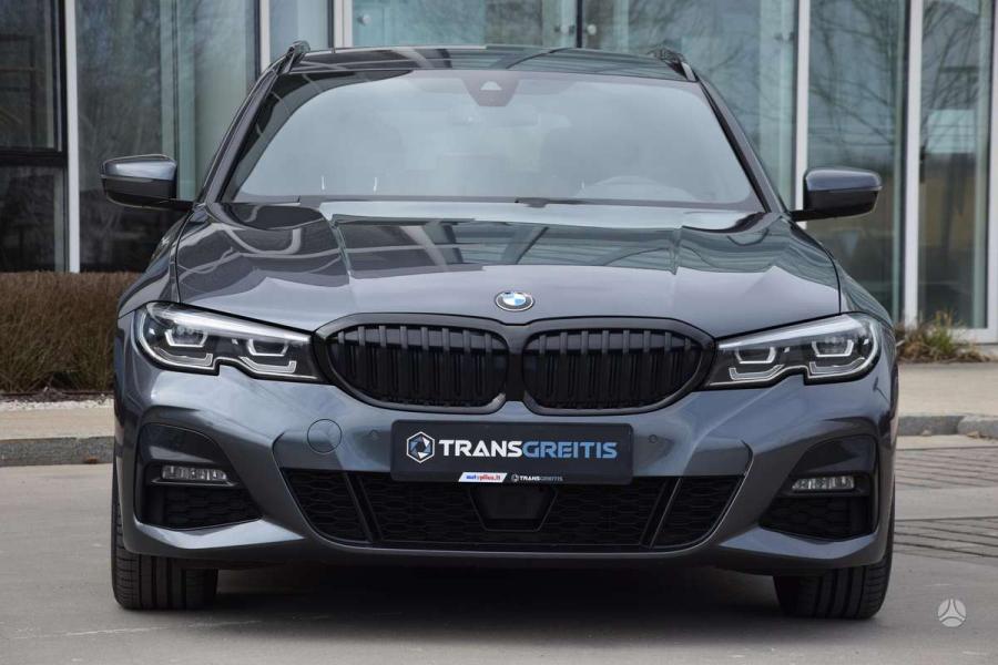 Grey BMW 320 2021 in Vilnius, with an engine capacity of 2.00 L and mileage of 306 thousand km for 17499 €, photo 4 on AUTOMOTO.COM.LV