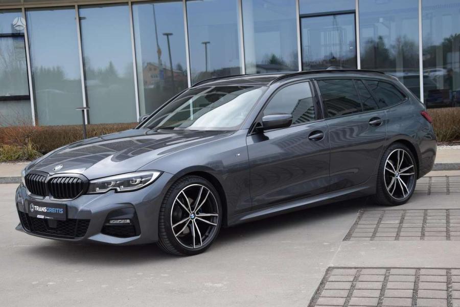 Grey BMW 320 2021 in Vilnius, with an engine capacity of 2.00 L and mileage of 306 thousand km for 17499 €, photo 8 on AUTOMOTO.COM.LV
