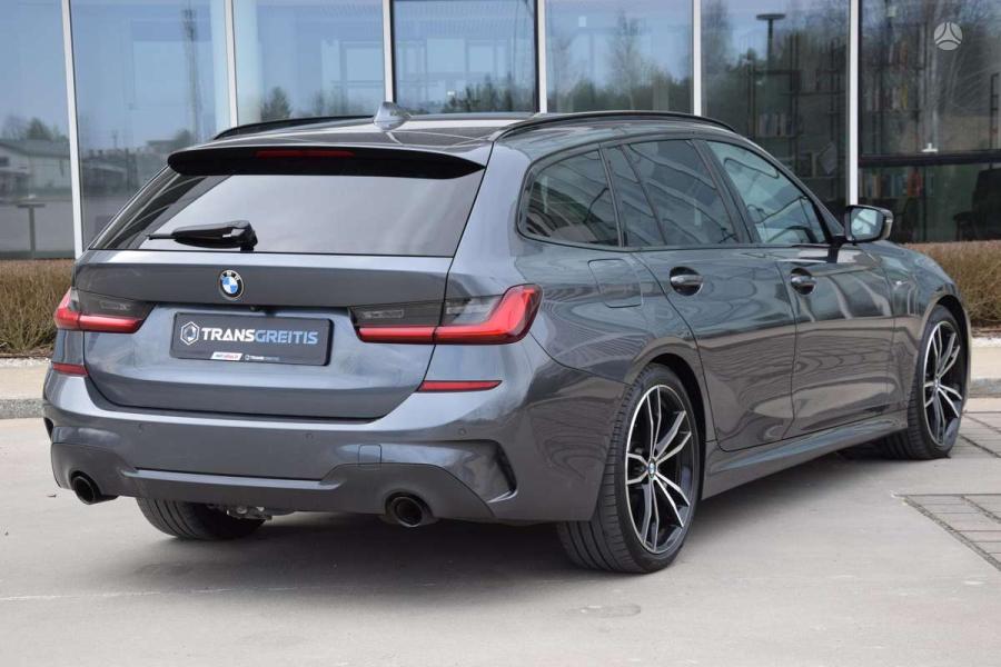 Grey BMW 320 2021 in Vilnius, with an engine capacity of 2.00 L and mileage of 306 thousand km for 17499 €, photo 12 on AUTOMOTO.COM.LV