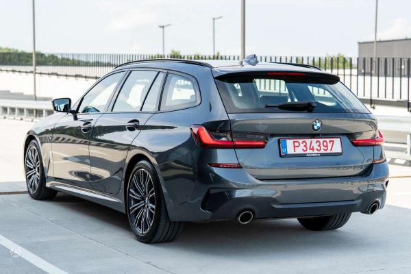 Grey BMW 320 2021 in Vilnius, with an engine capacity of 2.00 L and mileage of 225 thousand km for 18000 €, photo 9 on AUTOMOTO.COM.LV