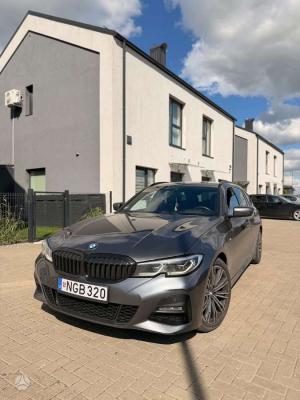 Grey BMW 320 2021 in Kaunas, with an engine capacity of 2.00 L and mileage of 199 thousand km for 22922 €, photo  on AUTOMOTO.COM.LV